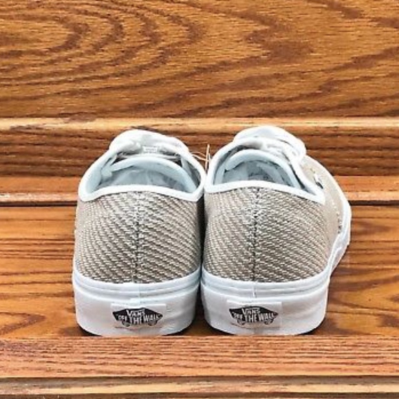 Vans | Shoes | Vans Authentic Slim Jersey Smoke True White Shoes | Poshmark